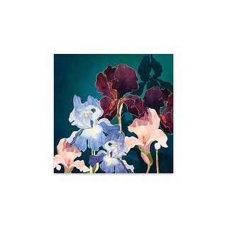 Iris Abstract Print On Acrylic Glass by SpaceFrog Designs - Bed Bath ...