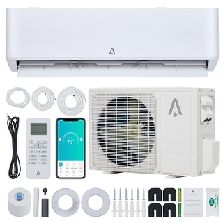 9,000 BTU Mini Split Air Conditioner, 23 SEER2 Wi-Fi Mini Split Ac ...