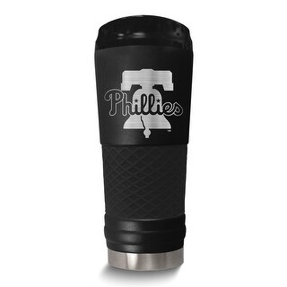 MLB Philadelphia Phillies Stainless Steel Silicone Grip 24 Oz. Stealth ...
