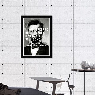 Hatcher & Ethan 'Chance Will Come' Wall Art Framed Print-Black, White ...