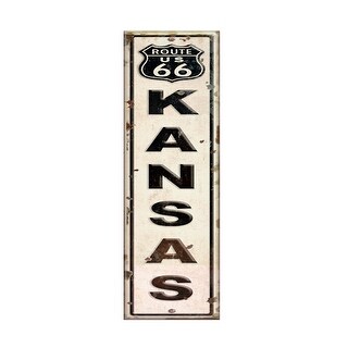 RetroPlanet 'Route 66 KS' Canvas Art - Bed Bath & Beyond - 39505270