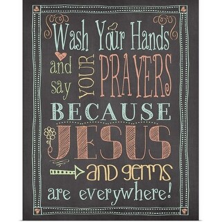"Germs And Jesus" Poster Print - Multi - Bed Bath & Beyond - 16890352