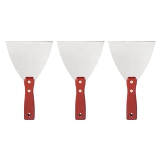 Putty Scraper 5" Stainless Steel Putty Knives Wooden Handle for Drywall ...