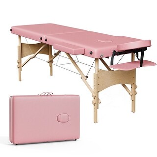 Portable Foldable Adjustable Massage Table with Storage Bag - Bed Bath ...