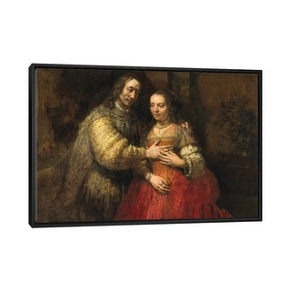 iCanvas "The Jewish Bride, c.1667" by Rembrandt van Rijn Framed Canvas ...