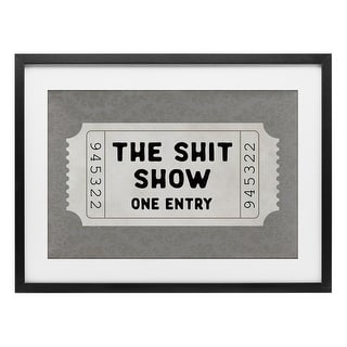 Sh*t Show Entry Ticket Lettered and Lined - Bed Bath & Beyond - 43237935