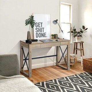 44 Inch Industrial Computer Desk With 1 Drawer - Bed Bath & Beyond ...