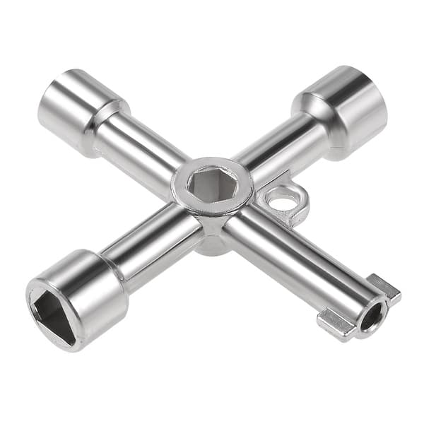 Electrical Cabinet Key 4-Way Triangle/Square Water Meter Box Key ...
