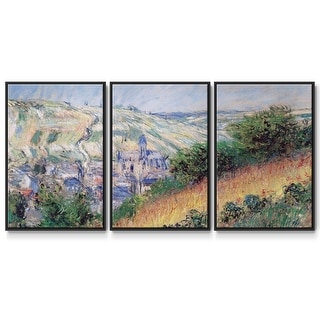View of Vetheuil - Multi Piece Framed Canvas - Bed Bath & Beyond - 39844171