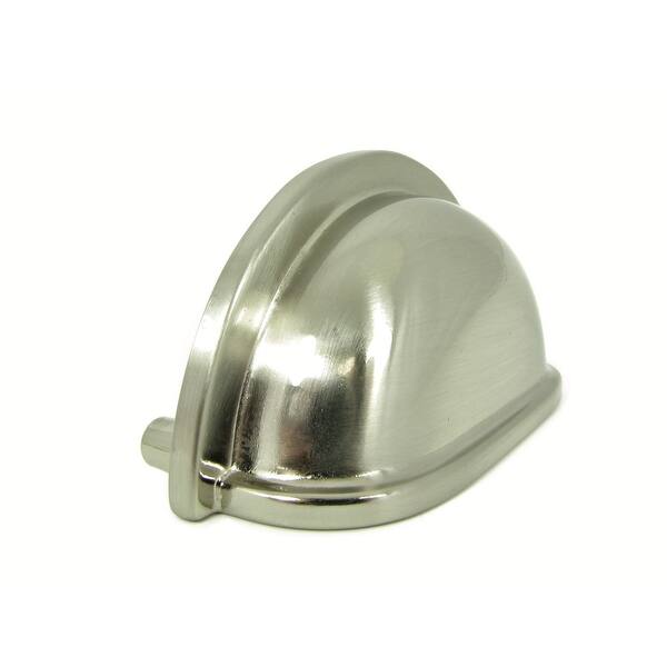 Stone Mill Hardware - Satin Nickel Nantucket Cup Cabinet Pulls (Pack of ...