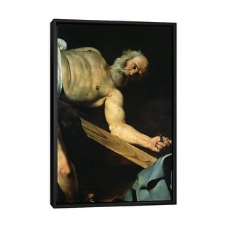 iCanvas "The Crucifixion of St. Peter, detail of St. Peter, 1600-01" by ...