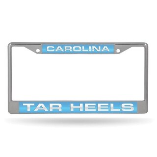 Collegiate U of North Carolina Lt Blue Laser Chrome Acrylic License ...