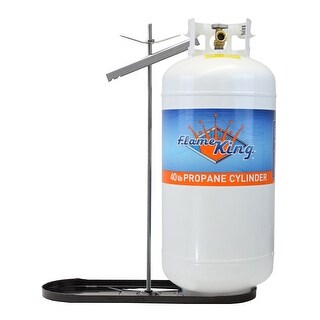 Flame King Dual RV Propane Tank Cylinder Rack for 40LB Tanks - Bed Bath ...