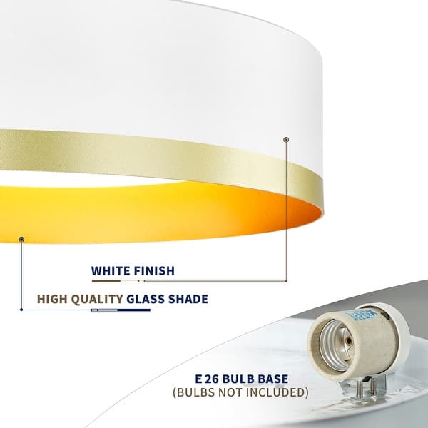 13.8 Inch Flush Mount Ceiling Light - On Sale - Bed Bath & Beyond ...