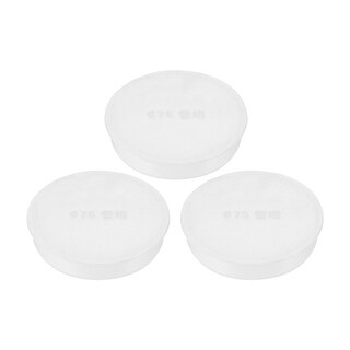 3Pcs 70mm OD Pipe Hole Plug Round Tubing Insert Cover Pipe End Cap ...