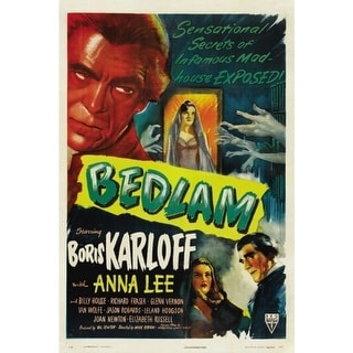Bedlam Movie Boris Karloff Poster Print (18 X 24) - Bed Bath & Beyond ...