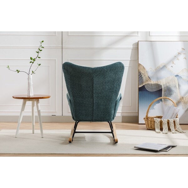 Modern Patchwork Accent Chair for Living Room Bedroom Studio Pink