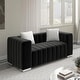 Wayna upholstered Modern Velvet Sofa for Living Room - Bed Bath ...