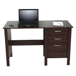 Laminate Computer Desk with File Storage, Espresso - Bed Bath & Beyond ...