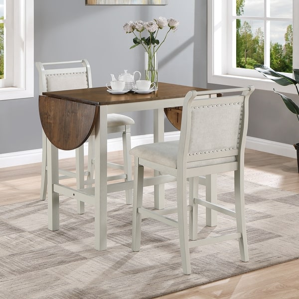 3-Piece Folding Wood Counter Dining Sets - On Sale - Bed Bath & Beyond ...