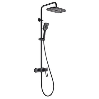 47 in. Wall Mounted Multi-Function Shower System with Rough-In Valve ...