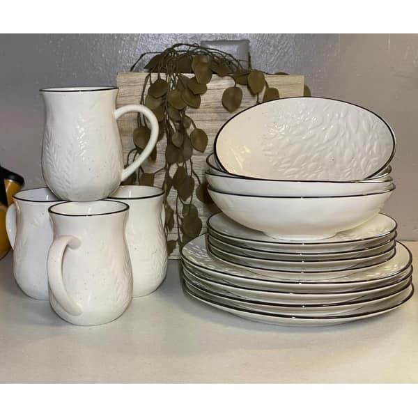 Red Vanilla Hudson Valley 16Pc Dinner Set - Bed Bath & Beyond - 35879456