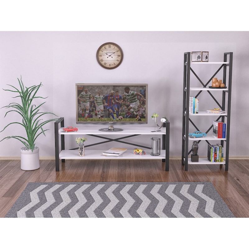 Fier Mid-century Modern TV Stand - Overstock - 36687589