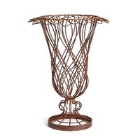 Weathered Metal Wire Vase - On Sale - Bed Bath & Beyond - 37758675