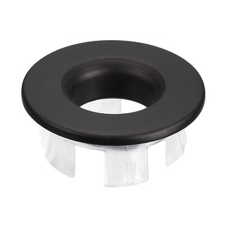25.3mm Sink Trim Overflow Cover Ring Round Hole Insert in Caps, Black ...