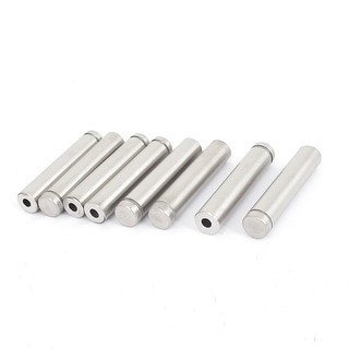 12x60mm Stainless Steel Advertising Frameless Glass Standoff Pin Clam ...
