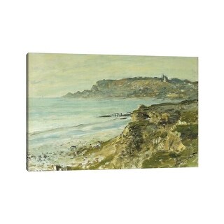 iCanvas "The Cliff at Sainte-Adresse - La Falaise de Saint Adresse ...
