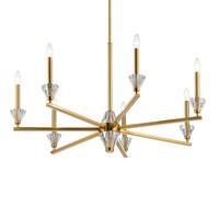 Kichler Calyssa 7 Light 37" Wide Crystal Taper Candle Style Chandelier ...