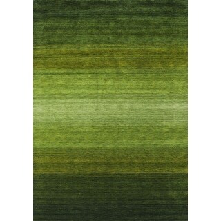 Ahgly Company Machine Washable Contemporary Dark Forest Green Area Rugs ...