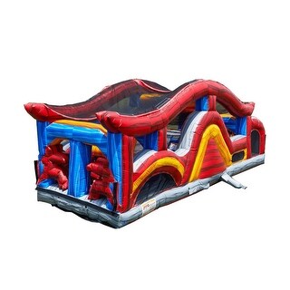 JumpOrange Shadow Obstacle Course Bounce House for Kids and Adults ...