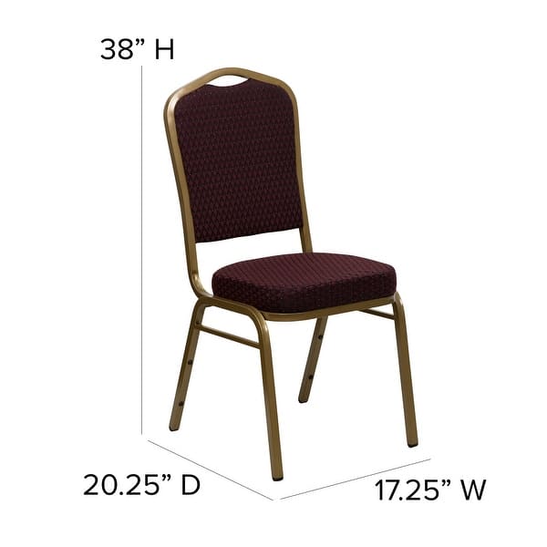 Crown Back Stacking Banquet Chair - On Sale - Overstock - 10512487
