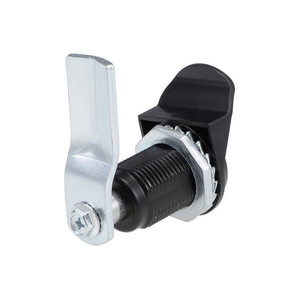 Triangle Cam Lock 22mm Cylinder Dia 49mm Long Cam Keyed Alike Black ...