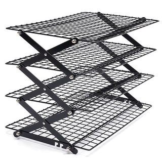 4-Tier Collapsible Stackable Baking Cooling Rack - Bed Bath & Beyond ...