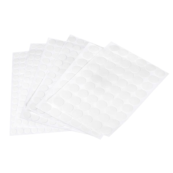 12mm/15mm/21mm Dia PVC Adhesive Screw Hole Cover Stickers 6 Sheet ...