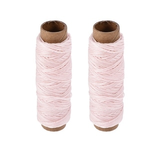 2pcs Leather Sewing Thread 33 Yards 150D/1mm Waxed Flat Cord - Bed Bath ...