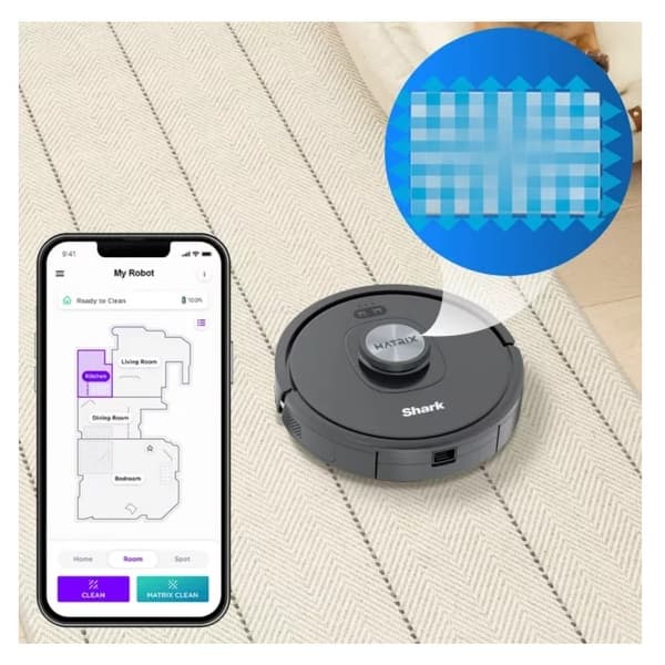 Shark R-RV2310AE Matrix Self Empty Robot Vacuum - Certified Refurbished ...