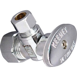 Plumb Pak 5/8 In. Coarse Thread Inlet by 3/8 In. OD out Quarter Turn ...