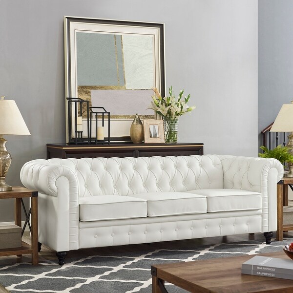 Modern Piaf Sofa Velvet Sofa - Bed Bath & Beyond - 38345195