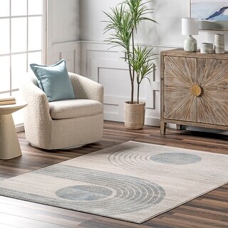 Brooklyn Rug Co Quinlee Double Geometric Arches Area Rug - Bed Bath ...