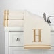 Avanti IVR/GLD Monogram 3-Piece Towel Set - 3 Pc Towel Set - Bed Bath ...