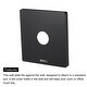 Grommet Wall Plate PC Decoration Wall Panel with 0.8 Inch Cable Through ...