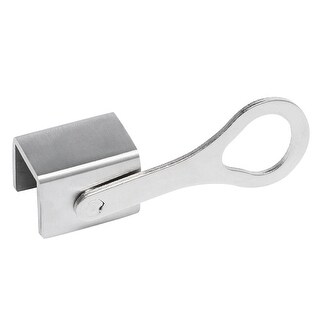 Sliding Window Locks Stainless Steel Door Transom Stopper with Key for ...