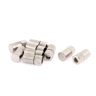 Unique Bargains Glass Shelf Support Studs Pegs Holders 18mm x 9mm 9Pcs ...