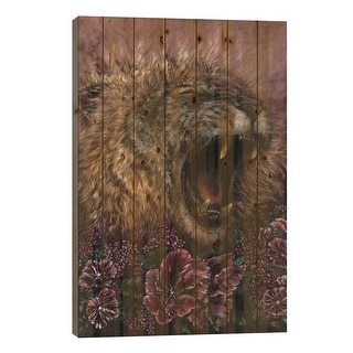 The Riot Of Flowers Is Incessant - Wild Roses Print On Wood by Aliza ...