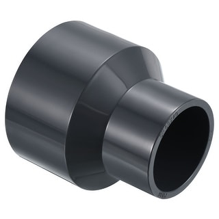 PVC Reducer Pipe Fitting Coupling Adapter Connector, Grey - Bed Bath ...