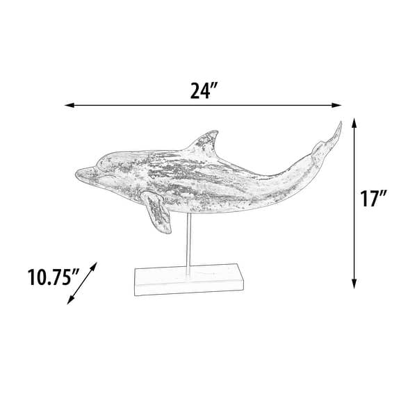 Swimming Dolphin on Stand - Bed Bath & Beyond - 39164836